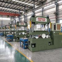 China Industrial Melamine Tableware Hydraulic Press Machine 300T Double Color for sale