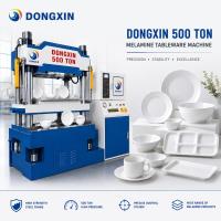 China Refurbished Melamine Press Machine 150T-400T PLC Touch Screen Hydraulic Molding Press for Tableware for sale