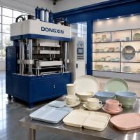 China Stable Performance Melamine Press Machine | Automatic Tableware Molding Equipment for sale