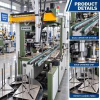China Fully Automatic Melamine Tableware Grinding Machine with PLC Control for High Production Capacity and Multi-Angle Grinding for sale