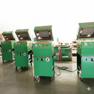 China 27.12 MHz High Frequency Melamine Preheating Machine with 3-Stage Voltage Control and Stainless Steel Construction for sale