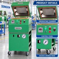 China 27.12 MHz High Frequency Melamine Preheating Machine with 3-Stage Voltage Control and Stainless Steel Construction for sale