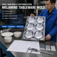 China Precision CNC Machining Melamine Tableware Mold for Customized Product Shapes with Single & Multi-Cavity Options for sale