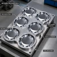 China Precision CNC Machining Melamine Tableware Mold for Customized Product Shapes with Single & Multi-Cavity Options for sale
