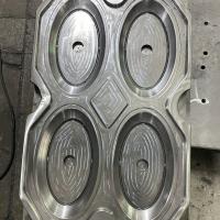 China Four Cavity Melamine Oval Plate Mold with Customized Size and P20 / 718 Steel for Compression Molding for sale