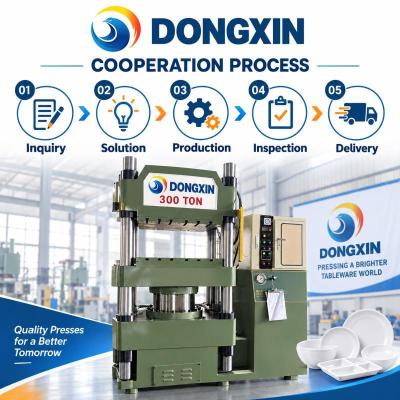 China Stable Melamine Molding Hydraulic Press For Tableware for sale