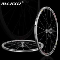 China JIELEI 700C Road Bike Wheelset 30mm Aluminum Alloy with V-Brake and Disc Brake Compatibility 1712g Weight for sale