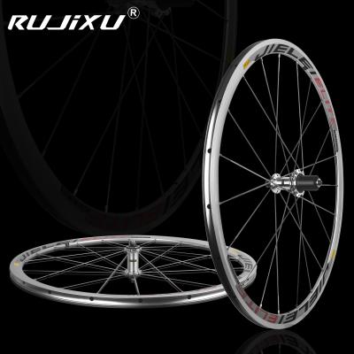 China JIELEI 700C Road Bike Wheelset 30mm Aluminum Alloy with V-Brake and Disc Brake Compatibility 1712g Weight for sale