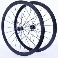 China Custom Logo 700C Road Bicycle Wheelset 40mm V/C Brake 940g Front 1070g Rear Weight Aluminum Alloy for sale