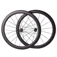 China 700c Carbon Fiber Road Bike Wheel Set 38/50/60/88mm V/C Brake Pillar 1423 Spokes for sale