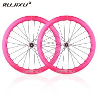China RUJIXU 700c T700 Carbon Wheel Set 50-45mm Rim Disc Brake 1775g UD Matte Finish for sale