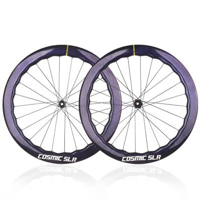China Rujixu 700C Disc Brake Wheelset with Ceramic Bearings - 28mm Width, 1755g Weight, Carbon Construction for sale