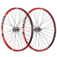 China RUJIXU Aluminum Alloy MTB Wheelset 26/27.5/29 Inch with 33.6mm Rim Width and 6-Pawl Hub for sale