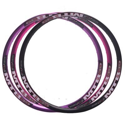 China 26 Inch Mountain Bike Wheelset Disc Brake Rim 32H 850g 39mm Width for Off-Road Cycling for sale
