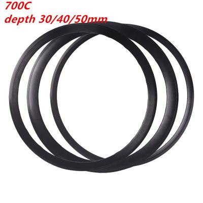 China RUJIXU 700C Disc Brake Wheelset - 50mm Deep Aluminum Alloy Rim, 39mm Outer Width, 21 Hole Configuration for sale