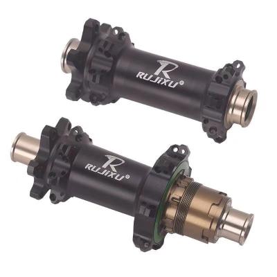China Six Bolt Disc Brake Bicycle Hubs 28 Holes 335g Weight Sealed Bearings Front Wheel Hub 100×15mm Axle for sale