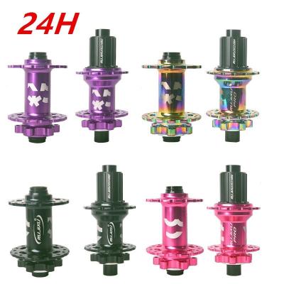 China RUJIXU 24H Front & Rear Bike Disc Brake Hub Wheelset - 478g Lightweight Aluminum Alloy Rim for 8-12 Speed for sale