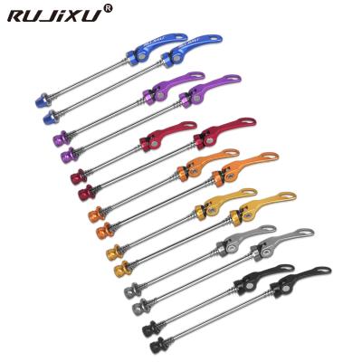 China Aluminum Alloy Bicycle Quick Release Lever 100×9mm 130×9mm 135×9mm MTB Wheel Fastener for sale
