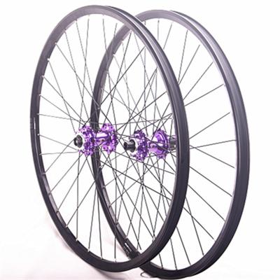 China RUJIXU 27.5 Inch MTB Wheelset 32 Spokes Tubeless Compatible Disc Brake 6 Pawl Hub 120 Sound for sale