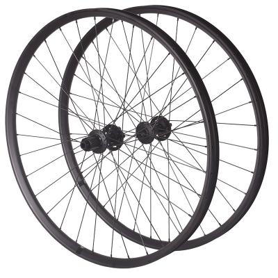 China MTB 26 Inch Mountain Bike Wheelset 34mm Rim Width 12 Speed Thru Axle 32H Aluminum Alloy for sale