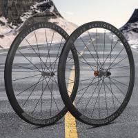 China 700c Clincher Wheelset V Brake Aluminum Alloy 50mm Height 20 24H Straight Pull Spokes for sale