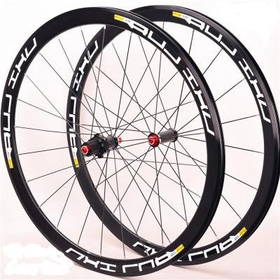 China 40mm Carbon Road Wheelset 20/24 Spoke Holes 845g Front 1020g Rear for sale