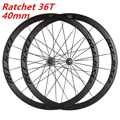 China 700C 36T Ratchet Tubeless Disc Wheelset 30mm Depth Clincher Rim Pillar 1423 Spokes for sale