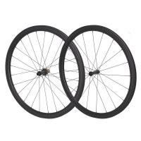 China RUJIXU 700C Carbon Fiber Wheelset 60T Ratchet 1400g with V/C and Disc Brake Compatibility for sale