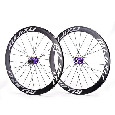 China RUJIXU 700C Road Bicycle Wheel Set with 50mm Frame Height and Disc Brake - 1170g Front & 1330g Rear Weight for sale