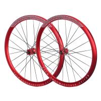 China Road Bicycle Alloy 700c Gravel Wheelset Clincher Carbon Fiber Hub Disc Brake 40mm Depth 24H for sale
