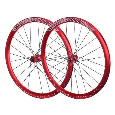 China Road Bicycle Alloy 700c Gravel Wheelset Clincher Carbon Fiber Hub Disc Brake 40mm Depth 24H for sale
