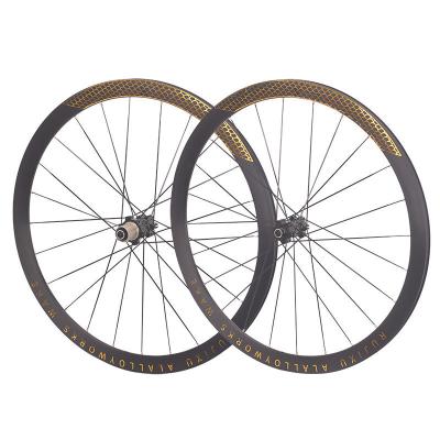 China 38mm Disc Brake Wheelset 700C Tubeless Clincher 24H Bicycle Wheelset for Road Bike for sale