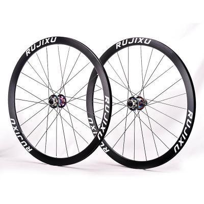 China 38mm 700C Disc Brake Wheelset Aluminum Alloy Six Jaw Custom Road Bike Wheelset 24H for sale