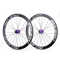 China 700C 50mm Disc Brake Wheelset 5 Bearing 24H Clincher Road Bike Wheelset for sale