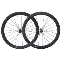 China UD Matte 700C Road Bike Wheelset 50mm Disc Brake Center Lock 2050g Pair DTXT4.0 Model for sale