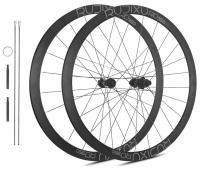 China 700C Road Bicycle Wheel Set 35mm Aluminum Alloy Rim 36T Ratchet Bearing 24H for sale