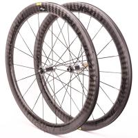 China 700C Carbon Fiber Bicycle Wheelset 18/21 Spoke Pillar Spokes Ceramic Bearing Road Bike for sale