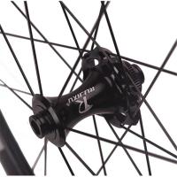 China 700C Carbon Fiber Road Disc Brake Wheel Set 45mm 50mm Center Lock 24H Clincher Tubeless for sale