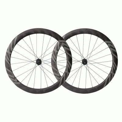 China Ultra Light 700C Disc Brake Wheelset 50mm Depth 20/24H Spoke Hole Road Bike Wheel Set for sale