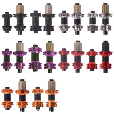 China Carbon Fiber Tube Mountain Bike Wheel Hub 24H Front Aluminum Braking 100mm for sale