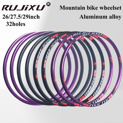 China Mountain Bike Wheel Rim 26 27.5 29 Inch 21mm Frame Height Double Aluminum Alloy Clincher Disc Brake for sale