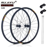 China RUJIXU Mountain Bike Wheelset 29 Inch Disc Brake 24 Holes 6 Claw Hub Aluminum Alloy Clincher Tubeless for sale