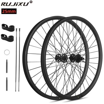 China RUJIXU 27.5 29 Inch 32H Carbon Fiber Wheelset T800 Disc Brake Mountain Bike Wheelset for sale