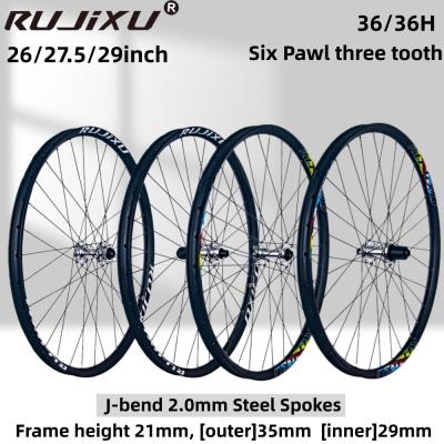 China Double Layer Aluminum Alloy MTB Wheelset 29 Inch 30mm Rim Six Claw 120 Sound Hub High Strength Performance for sale