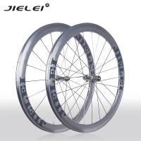 China JIELEI 700C Road Bike Wheelset 50mm Aluminum Alloy V Brake Clincher 20/24 Spokes for sale