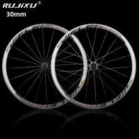 China 700C Aluminum Alloy Road Bike Wheelset 30mm 40mm 50mm Rim Height V-Brake for sale