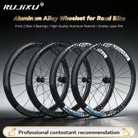 China 700C Aluminum Alloy V Brake Wheelset 40mm Rim Carbon Fiber Hub Road Bike for sale