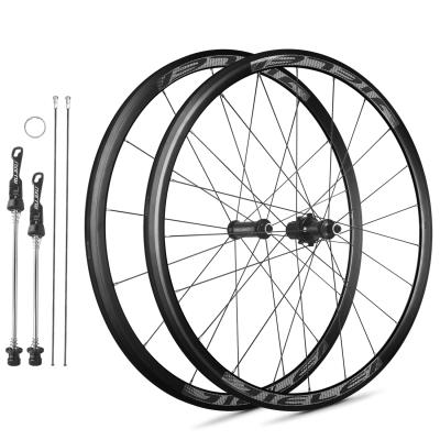 China JIELEI 700C Road Bike Wheelset 30mm 40mm 50mm Aluminum Alloy V Brake Clincher Front Rear Pair for sale