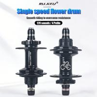 China RUJIXU CNC Aluminum Alloy Bicycle Hub 32 Holes 9 Pawl 3 Tooth for MTB BMX Disc Brake for sale