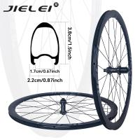 China JIELEI 700C Road Bike Wheelset 38mm Aluminum Alloy Disc Brake 36T Ratchet Hub Clincher Tubeless for sale